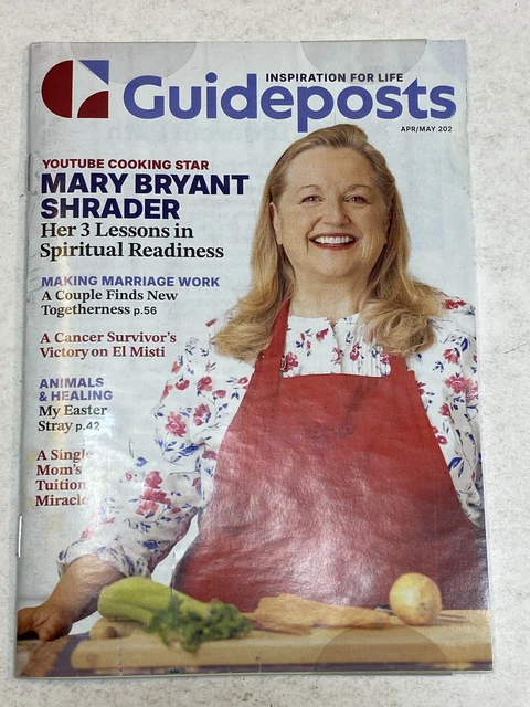 GUIDEPOSTS MAGAZINE APRIL May 2025 Mary Bryant Shrader El Misti Cancer ...
