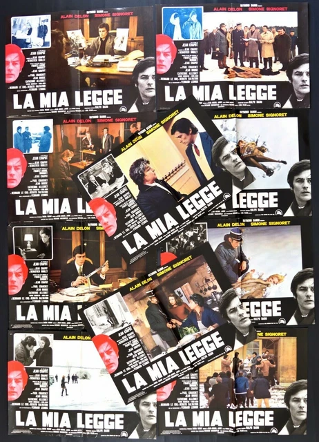 FOTOBUSTA LA MIA Legge Alain Delon Simone Signoret Chapot Baum Ledoux ...