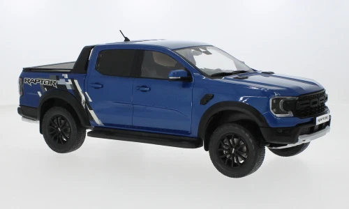 FORD RANGER RAPTOR bleu de 2023 au 1/18 de MCG Model Car Group MCG18455 ...