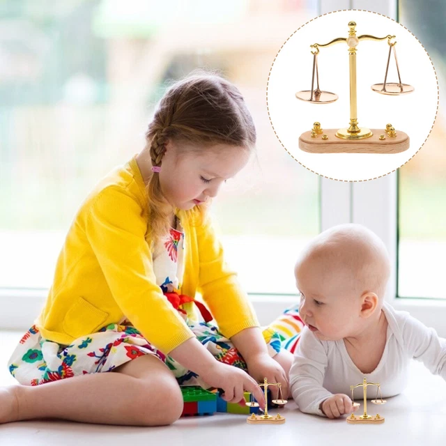MINI SCALES OF Justice Toy Balance Scale Model for Decor £6.99 ...