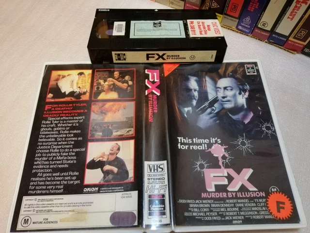 FX...MURDER BY ILLUSION (1986) - RARE RCA Columbia Pictures VHS Action ...