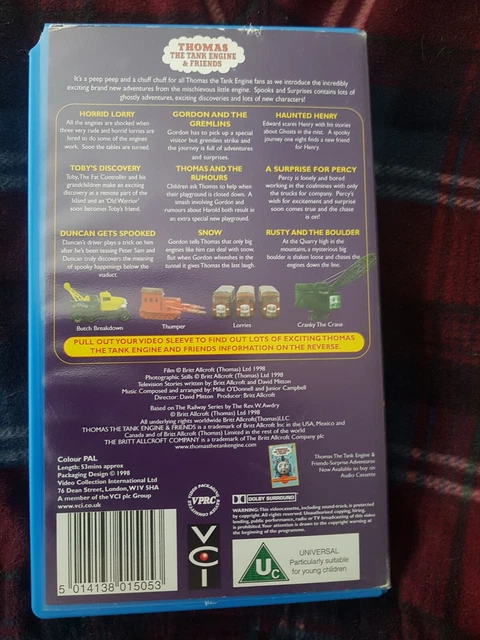 THOMAS THE TANK Engine And Friends - Spooks And Surprises (VHS, 1998) 📼 ...