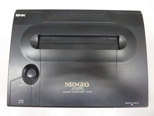 SNK NEO GEO Neogeo AES ROM Console System w/Box, Stick Controller Set ...