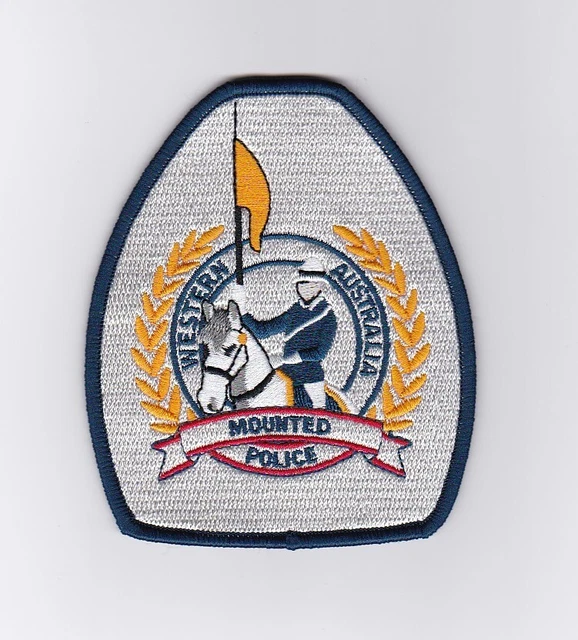 WESTERN AUSTRALIA MOUNTED Police Patch (social never issued) $8.00 ...
