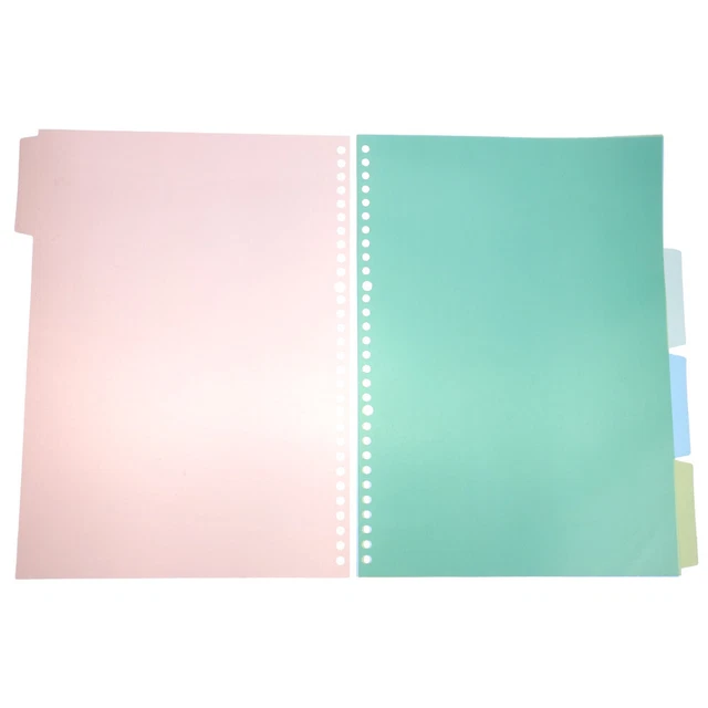 4 SETS OFFICE Subject Divider Binders with Labels £9.18 - PicClick UK