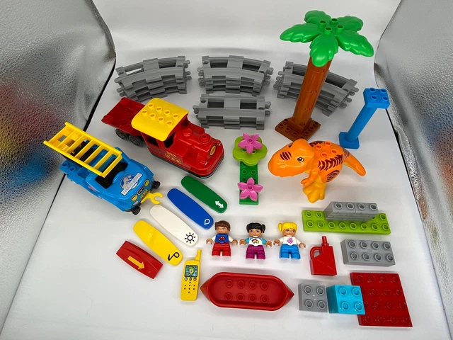 LEGO DUPLO MOTORISED 925 Battery Train 10874 Lights Sounds Jurassic ...