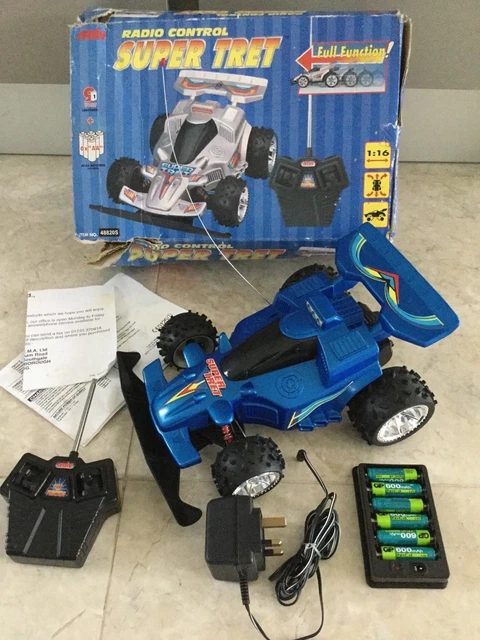 VINTAGE RETRO RADIO Controlled Car Super Tret 1:16 Scale BOXED Artin ...