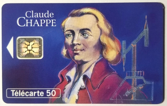 TÉLÉCARTE 50 - Carte Téléphonique Claude Chappe - Collection EUR 1,50 - PicClick FR