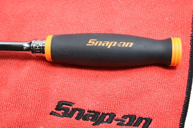 SNAP ON TOOLS FHL80 3/8" Drive Dual 80 Soft Grip Long Handle Ratchet ...