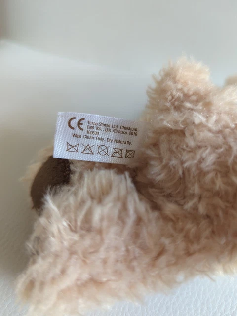 TESCO CUDDLE ME Tiny 16cm Teddy bear 2010 X tummy £5.90 - PicClick UK