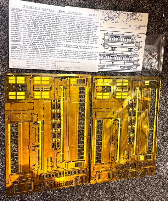 D & S Models 7mm GER/LNER Wisbech and Upwell Tram Coaches Kit £146.28 ...