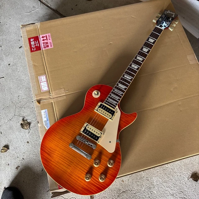 BURNY SUPER GRADE Les Paul Type Electric Guitar - Used, Great Condition ...