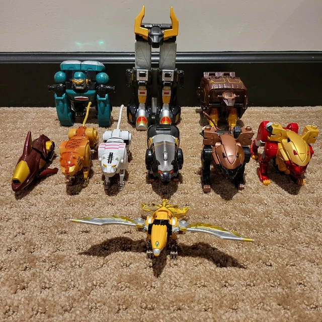 POWER RANGERS WILD Force 2 MEGAZORDS GAOKING DX et GAOMUSCLE (10 Zords ...