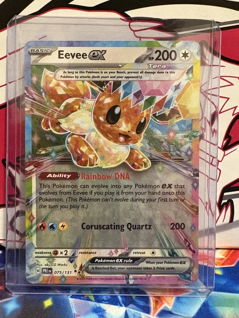 POKÉMON TCG EEVEE EX 075/131 Prismatic Evolutions Card, NM/M Condition ...