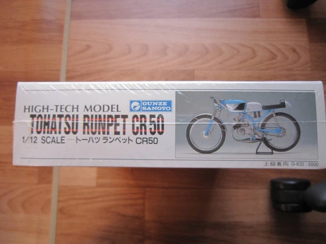 1/12 GUNZE SANGYO (GUNZE) Hi-Tech el Tohatsu Lampet CR50 Motorrad Kunststoff el EUR 170,61 ...