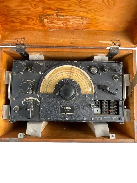 WW2 BRITISH RAF Radio Receiver Type 1155A In Transit Box £210.36 ...