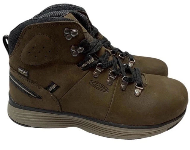KEEN WORK BOOT Manchester 6" Men's 7.5D Brown Waterproof Safety Toe ...
