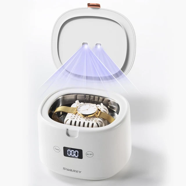 LIMPIADOR ULTRASÓNICO U-V SWAREY para Dentaduras 45KHz 30W Retenedor ...
