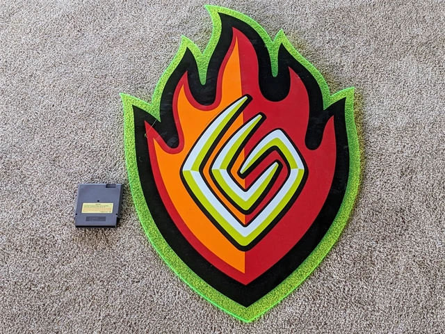 EXTREMELY **RARE** GAME Crazy Flame Sign - Store Display Hollywood ...