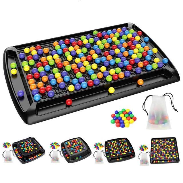 RAINBOW BEAD MATCHING Game Interactive Colorful Chess Board Game for ...