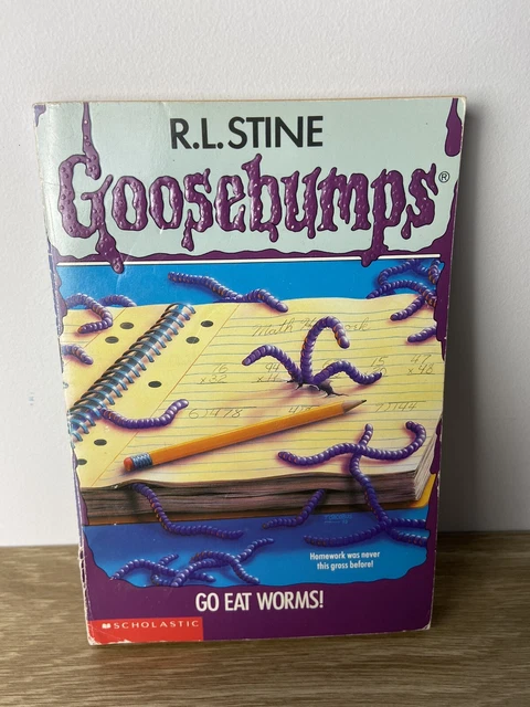 R.L. STINE - GOOSEBUMPS #21 GO EAT WORMS! BOOK Vintage Rare! Paperback ...
