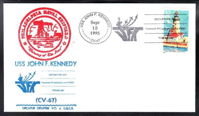 AIRCRAFT CARRIER USS JOHN F. KENNEDY CVA-67 1995 Philadelphia Naval ... AIRCRAFT CARRIER USS JOHN F. KENNEDY CVA-67 1995 Philadelphia Naval ...