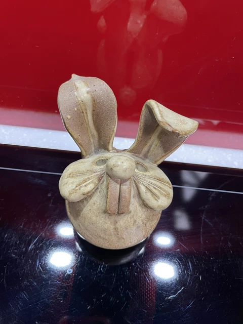 VINTAGE COOPER STUDIO Pottery Stoneware Rabbit Money Box £4.99 - PicClick UK