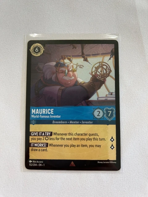 MAURICE - WORLD-FAMOUS Inventor 152/204 FOIL Lorcana TFC $5.00 ...