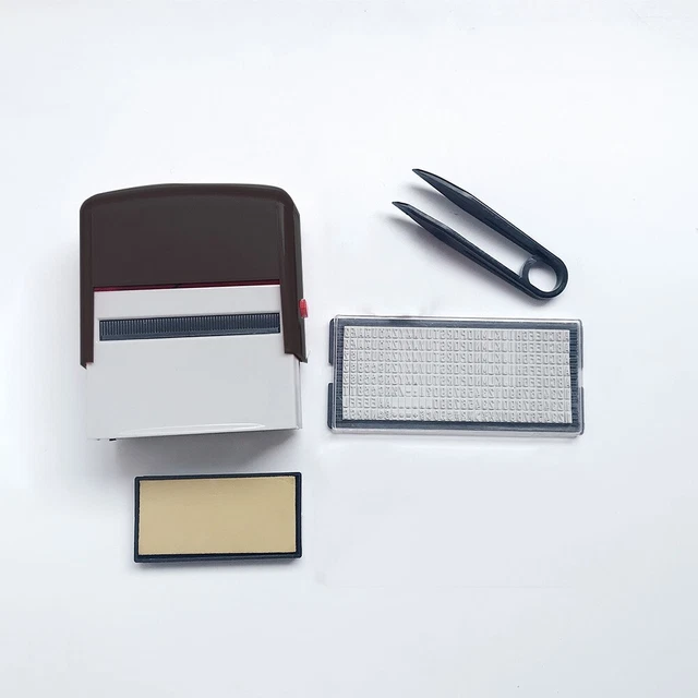 DIY STAMP TYPE Stamp Tool Letter Tamp Plastic Reusable 14*38mm 1set ...