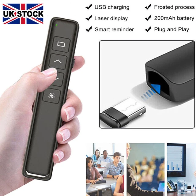 WIRELESS USB PPT Presenter Powerpoint Clicker Presentation Remote ...