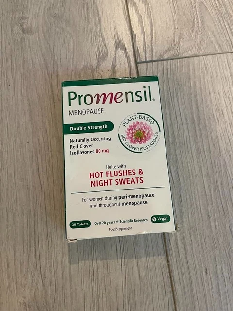 PROMENSIL MENOPAUSE 30 Double Strength Tablets Hot Flushes & Night ...