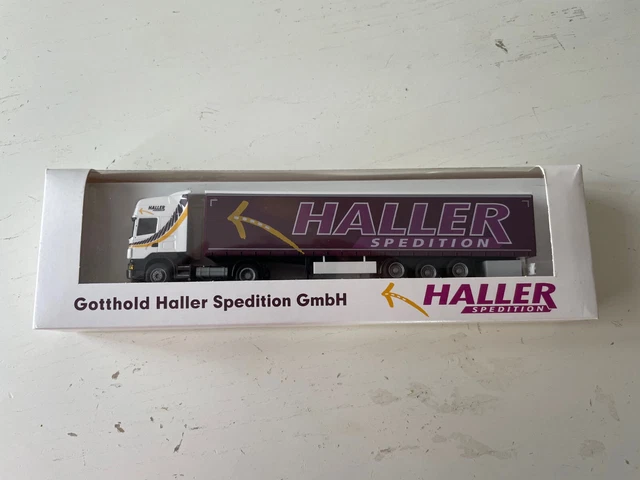 AWM SCANIA SPEDITION Haller 1:87 Modell LKW Sattelzug Neu OVP EUR 25,00 ...