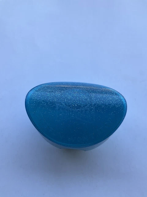 PRINGLES POTATO CHIP Holder To Go Container Turquoise Blue Sparkle Blue ...