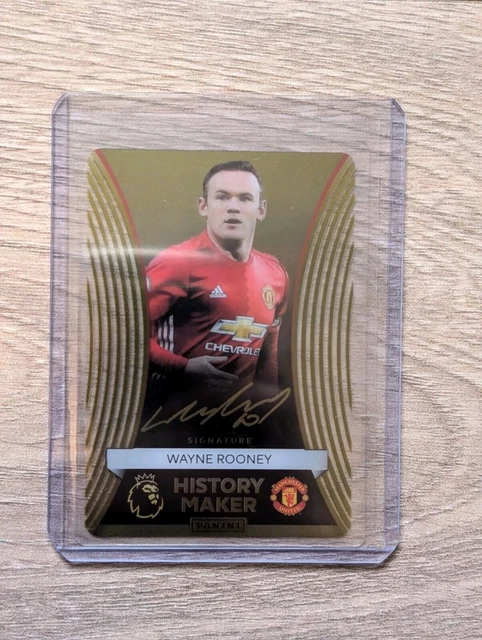 PANINI ADRENALYN XL Premier League 2025 Wayne Rooney History Maker ...