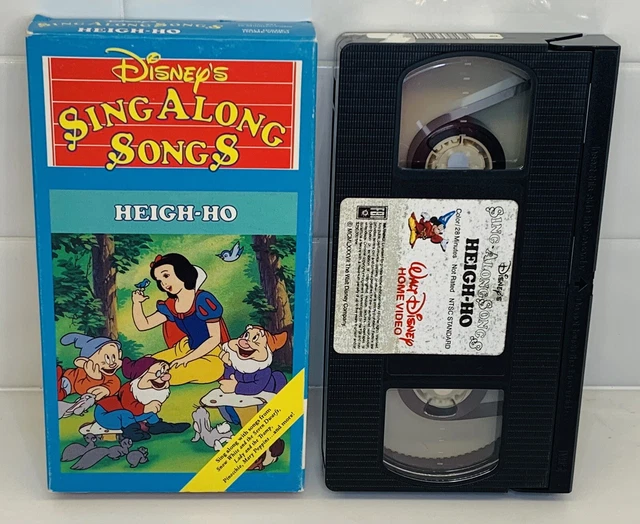 DISNEY SING ALONG Songs Snow White Heigh-Ho VHS. Color. Used £3.55 ...