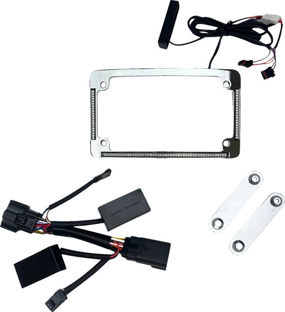 CUSTOM DYNAMICS TF05-23-C All-In-One Auxiliary LED License Plate Frame ...