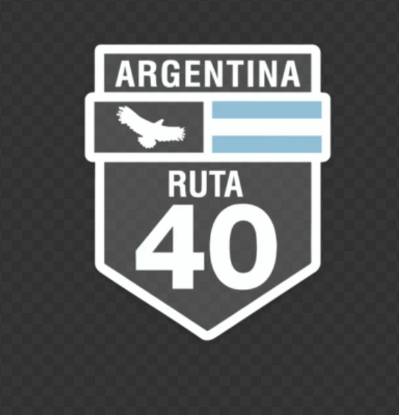 ARGENTINA RUTA 40 Car Decal / CLEAR Sticker 3” Patagonia Andes Route 40 ...