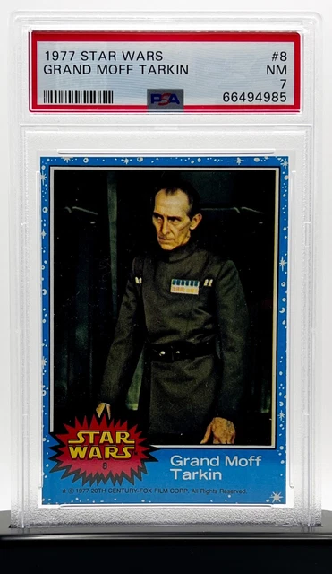 1977 TOPPS STAR Wars Grand Moff Tarkin (#8) PSA 7 NM $45.99 - PicClick CA