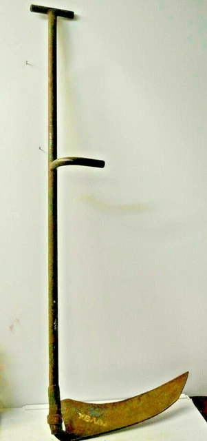 ANCIENNE GRANDE FAUX Faucheuse A Main Faucille Coupe Herbe Foin Outil ...