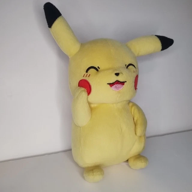 TOMY PIKACHU PLUSH Eyes Closed Happy Pokemon £12.99 - PicClick UK