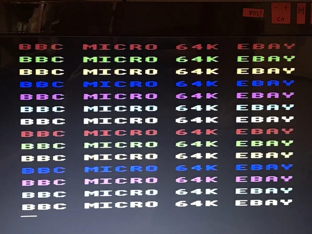 BBC MICRO MODEL B 64k - excellent condition, recapped, fully tested and ...