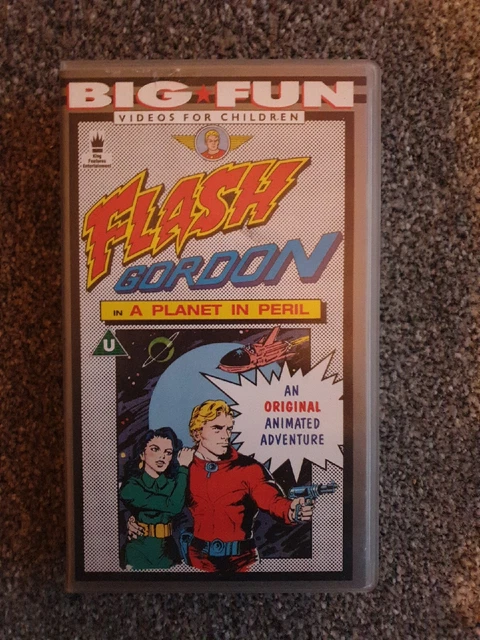 FLASH GORDON IN Planet In Peril - Animated Adventure - PAL VHS Video ...
