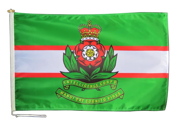 INTELLIGENCE CORPS BRITISH Army Flag 3'x2' (90cm x 60cm) With Rope and ...