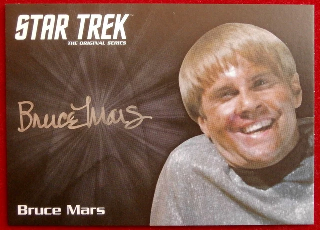 STAR TREK TOS 50. - BRUCE MARS - handsignierte LIMITIERTE EDITION ...