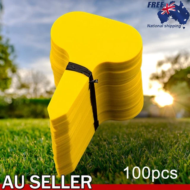 100 PCS PLANT Label Stakes Plastic Plant Markers T-type Mini for DIY ...