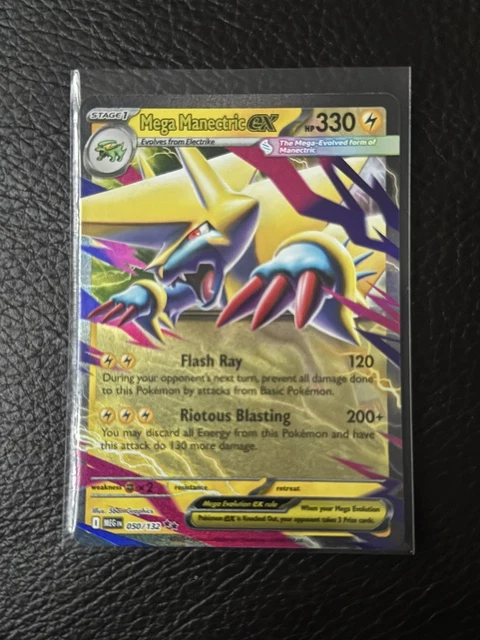 MEGA MANECTRIC EX 050/132 - Mega Evolution £0.42 - PicClick UK