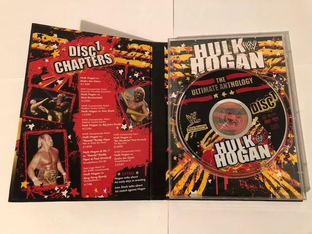 WWE HULK HOGAN The Ultimate Anthology DVD 2006 - 3 Disc Set, Tested $16 ...