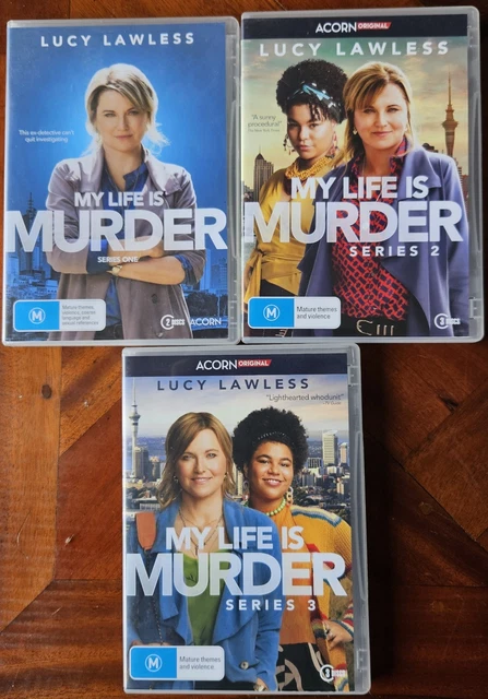 MY LIFE IS Murder Series Season 1-3 1 2 3 DVD Region 4 Lucy Lawless x4 ...