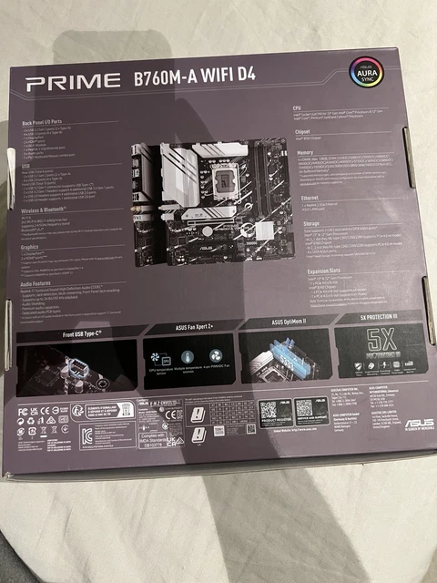 ASUS PRIME B760M-A Motherboard for D4 WiFi £125.50 - PicClick UK