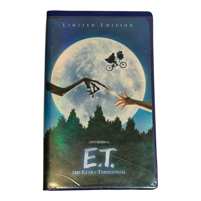 E.T. THE EXTRA-TERRESTRIAL Limited Edition VHS Tape/Clam Shell 2002 ...